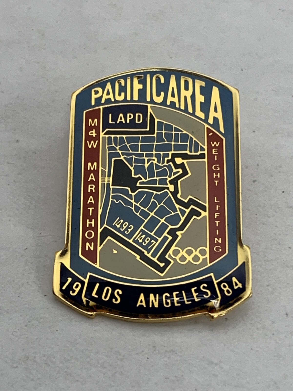 Pacific Area LAPD Weigh Lifting M&W Marathon 1493 1497 1984 Olympics ...