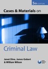 Cases and Materials on Criminal Law By Janet Dine, James Gobert ...