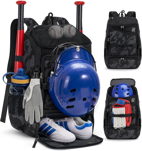 Baseball Bag for Youth & Adult 40L Large Softball Bag Lightweight ...