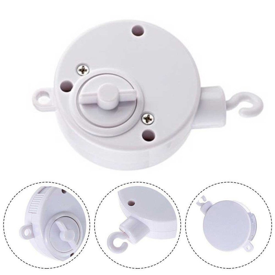 Useful Music Box Infant Mobile Spare Parts White 0-3 Years Accessories ...