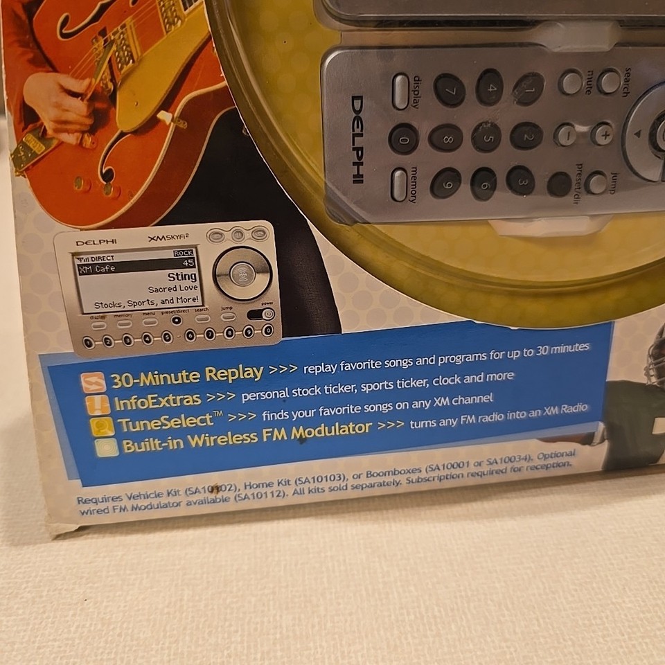 Delphi SkyFi 2 XM Car Satellite Radio Receiver & Vehicle Kit- New In ...