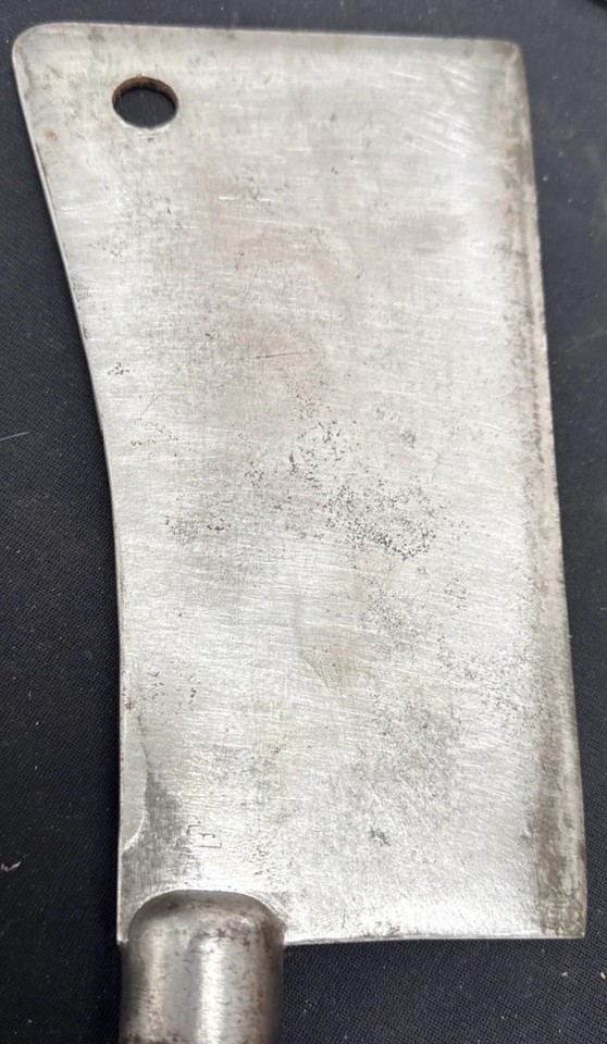 VERY NICE! VINTAGE SAMUEL LEE 8" MEAT CLEAVER L.F.&C. PAT. MAY 25, 1886 ...