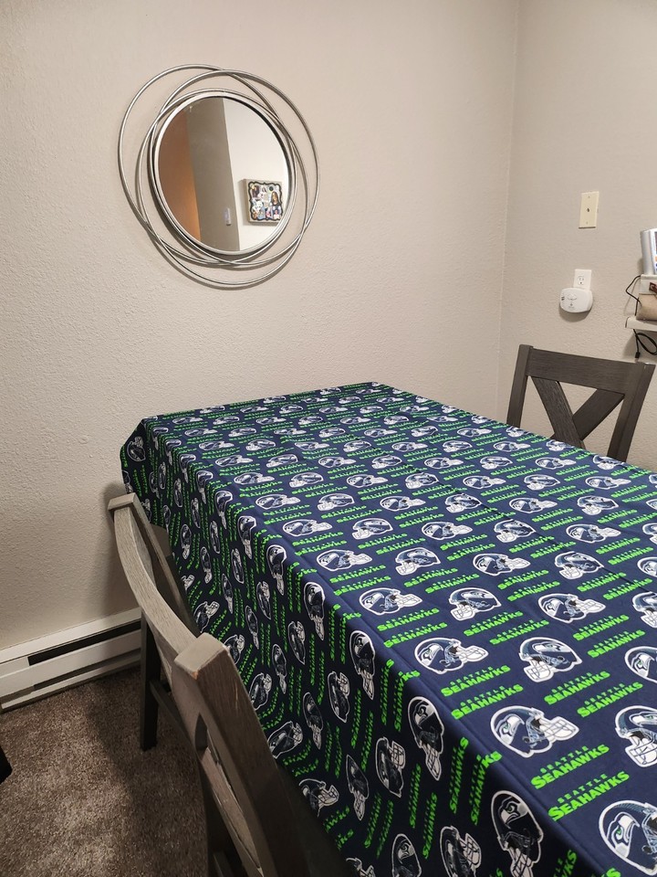Homemade/Sewn Seahawks Seattle Print Tablecloth Table Cover NEW | eBay