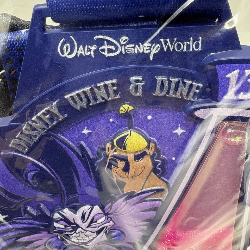 NEW/Sealed 2021 runDisney Disney Wine & DIne Half Marathon Kronk & Yzma ...