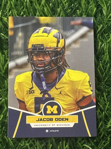 2024 ONIT Michigan Wolverines FOOTBALL card JACOB ODEN #B-47 | eBay