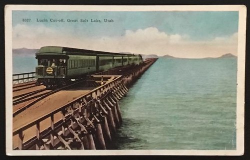 Lucin Cut-off Great Salt Lake Utah Carpenter Paper Co | eBay