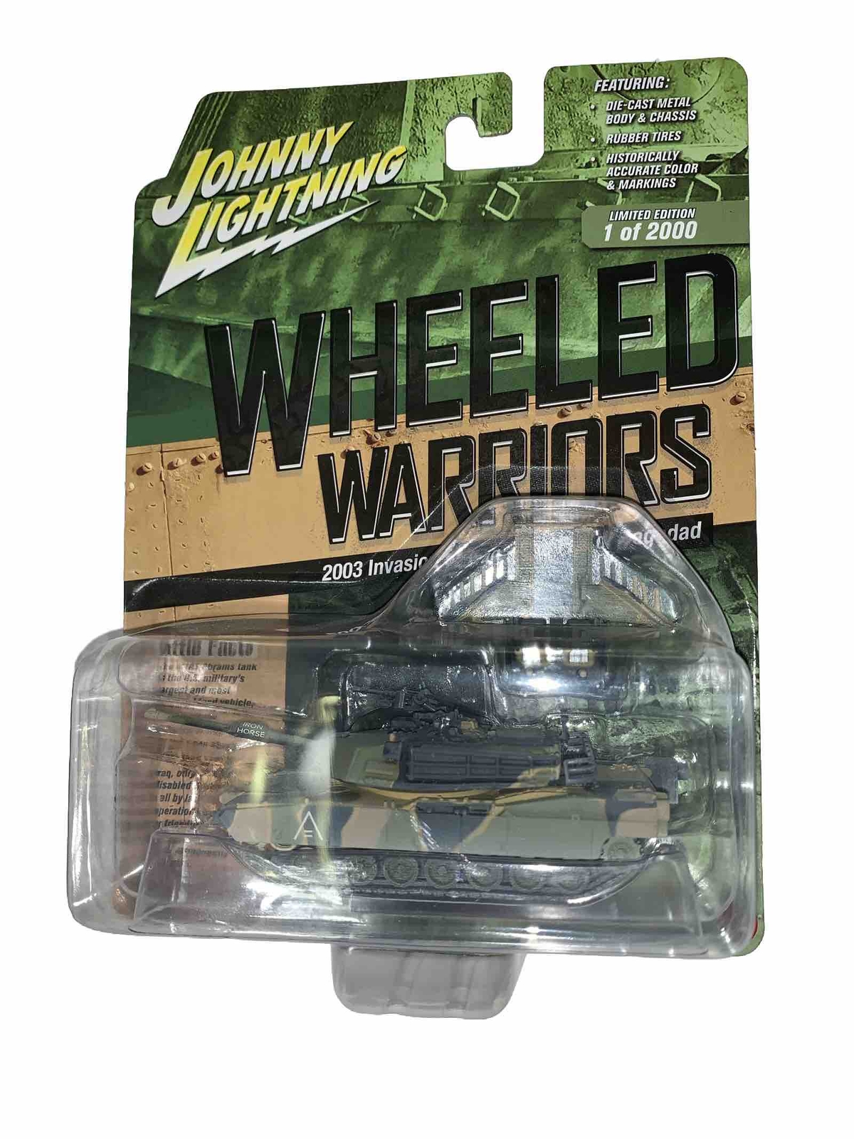 JOHNNY LIGHTNING M1A1 Abrams Tank WHEELED WARRIORS Release 1 Ver B | eBay