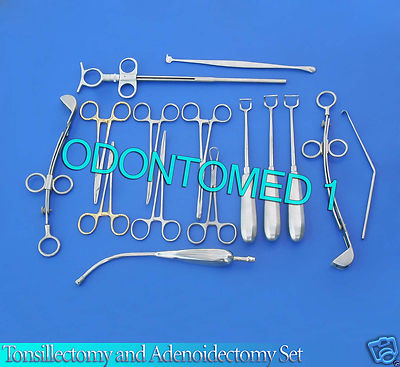 Tonsillectomy and Adenoidectomy Set Surgical Instruments Ds-982 | eBay