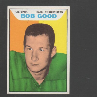 1965 Topps Canadian Football Card #95 Bob Good-Saskatchewan Rough ...