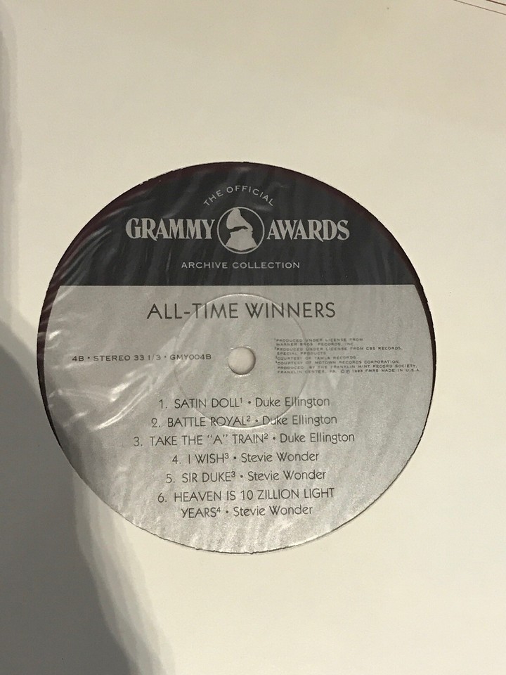 Offical Grammy Awards Archive Collection Box Set All Time Winners LP ...
