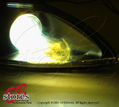 1 Set 3000K Golden Yellow 12V 55W H11 Low Beam Slim Xenon HID ...