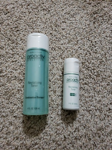 Proactiv Solution Revitalizing Toner Combination Therapy 4oz & 1 FL oz ...