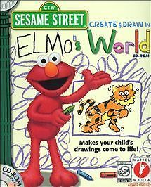 Sesame Street: Create & Draw in Elmo's World (PC, 1999) for sale online ...