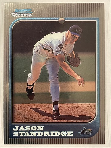 1997 Bowman Chrome Jason Standridge Rookie RC #299 Baseball Tampa Bay ...