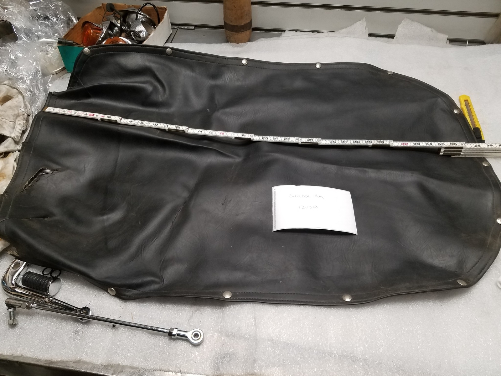 1967 Harley-Davidson Sidecar Cover Tonneau Fiberglass OEM #1 | Genuine OEM