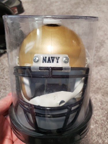 Navy Midshipmen Mini Helmet Schutt NCAA Authentic, Gold, Foam, Navy ...