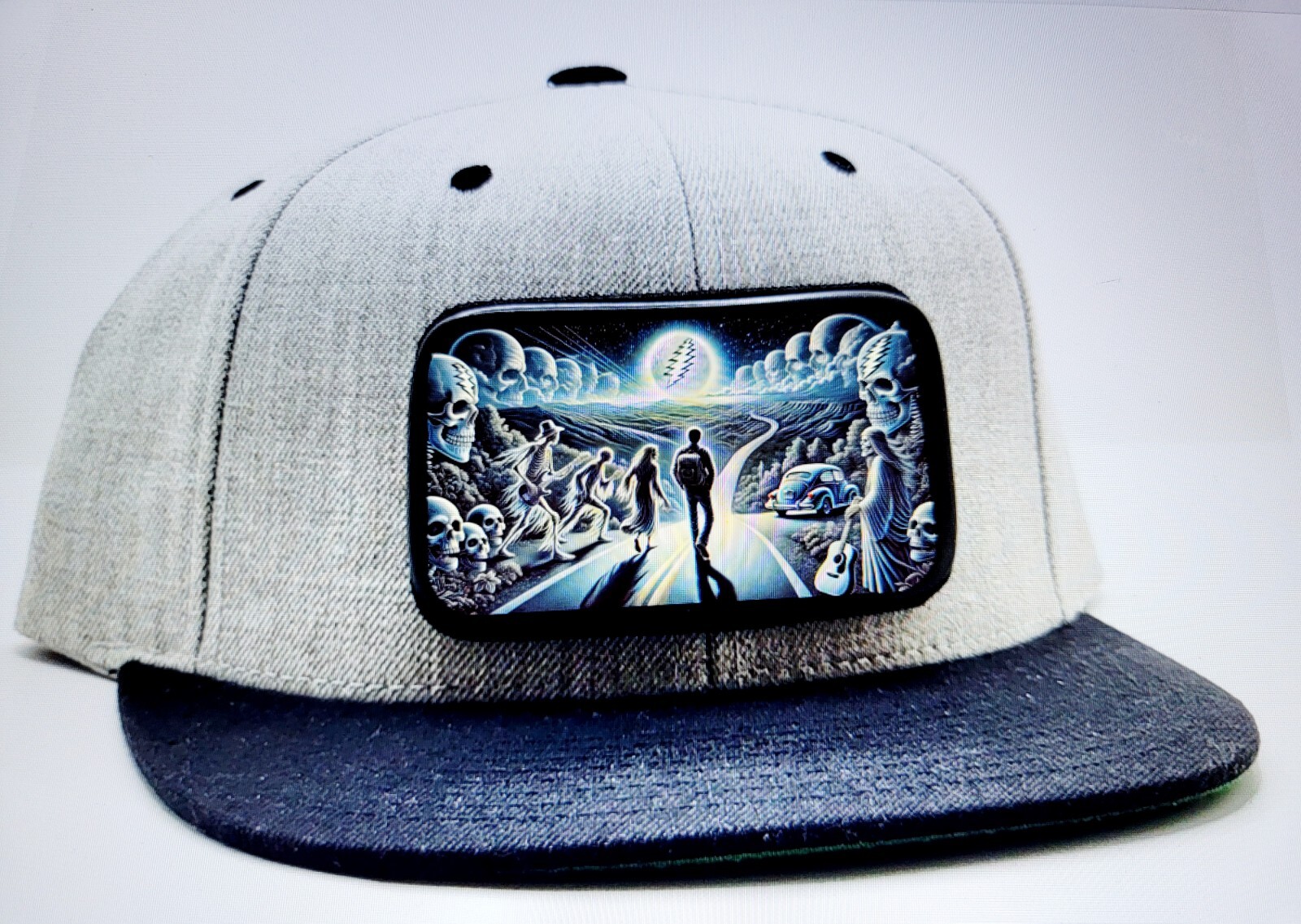 Grateful Dead Friend Of The Devil Hat, Removeable Metal Patch,Snapback | eBay