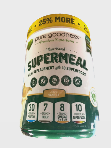 Pure Goodness Supermeal Vanilla 1.32 lb | eBay