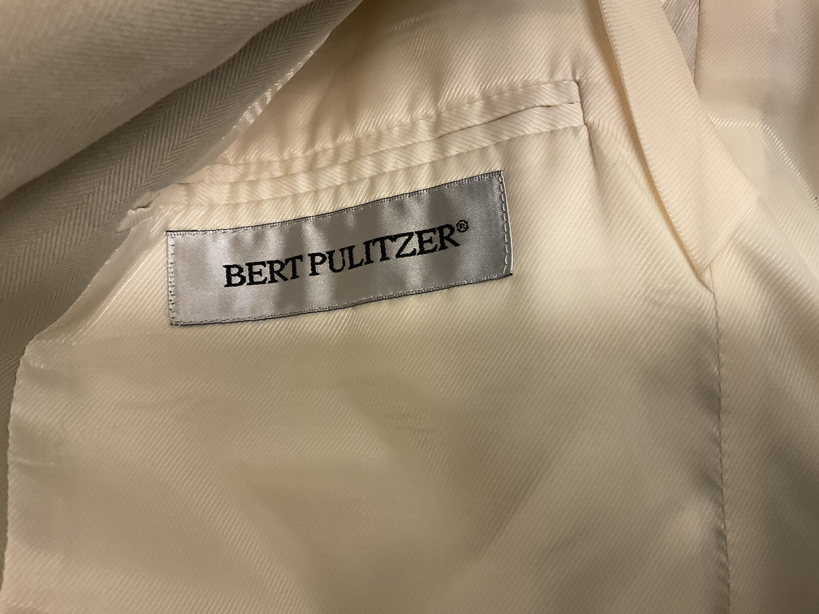 Bert Pulitzer 100% Pure Silk single breasted Jacket L… - Gem