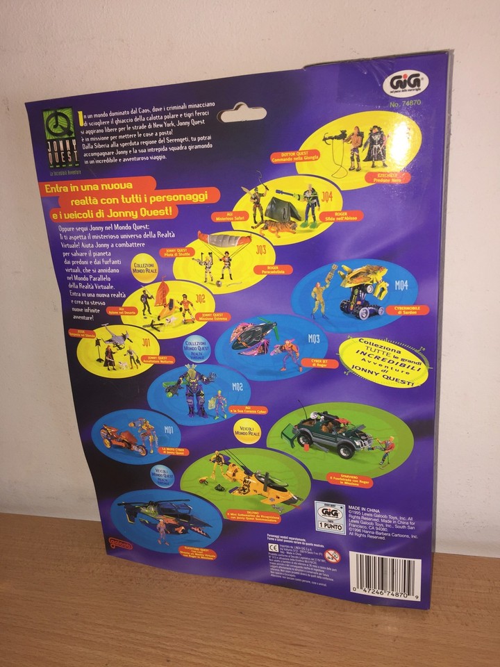 Galoob X-Treme Action JONNY QUEST & Desert Stealth HADJI Figure #JQ2 ...