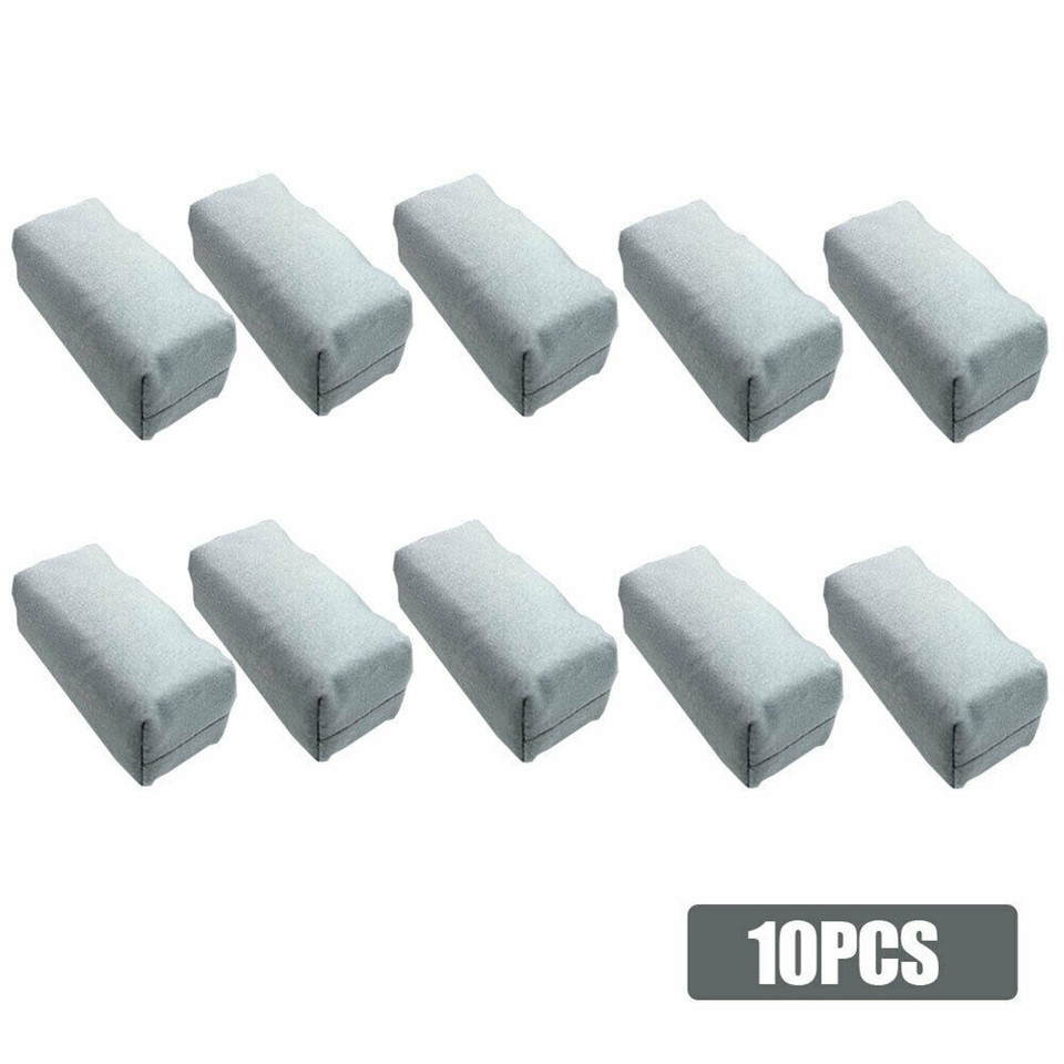 10Pcs Car Detailing Suede Sponge Applicator Ceramic Coating Polish ...