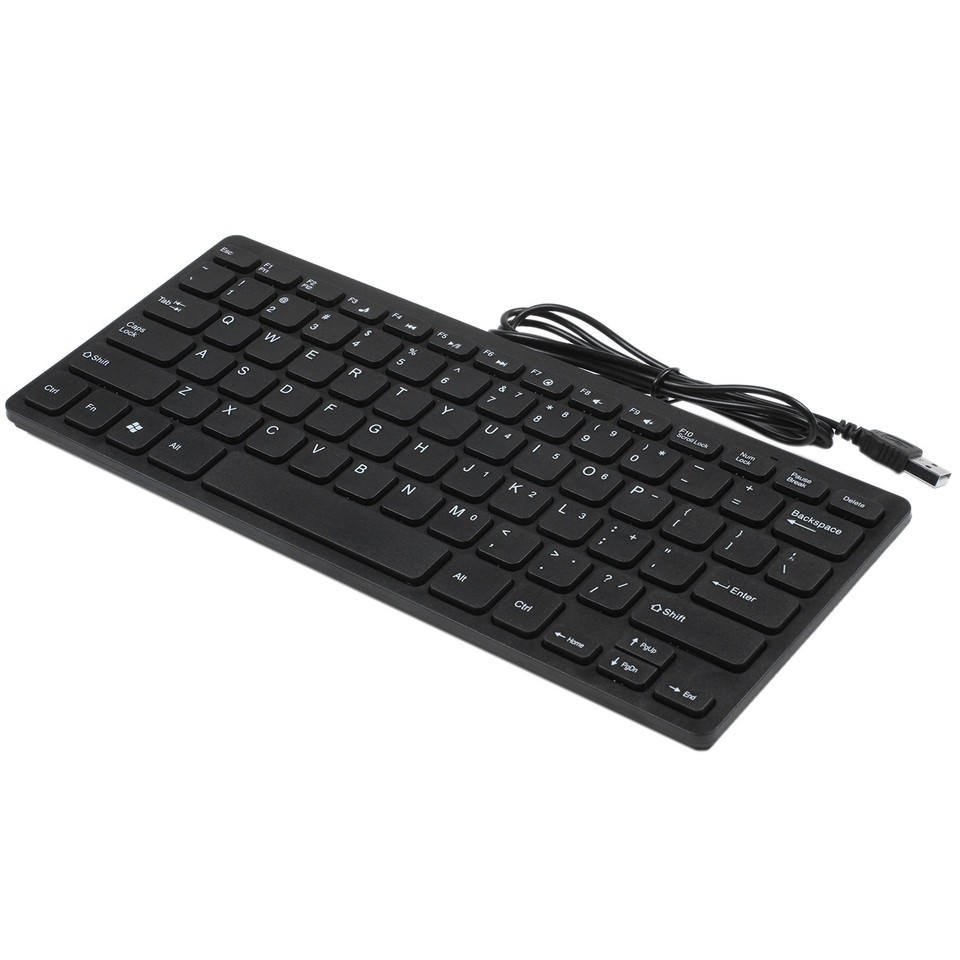 Draht Tastatur Ultraduenne Leise Kleine Grösse 78 Tasten Multimedia Usb ...