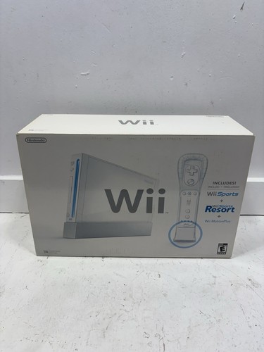 Nintendo Wii System Boxed Bundle Complete In Box w/ Wii Sports Tested ...
