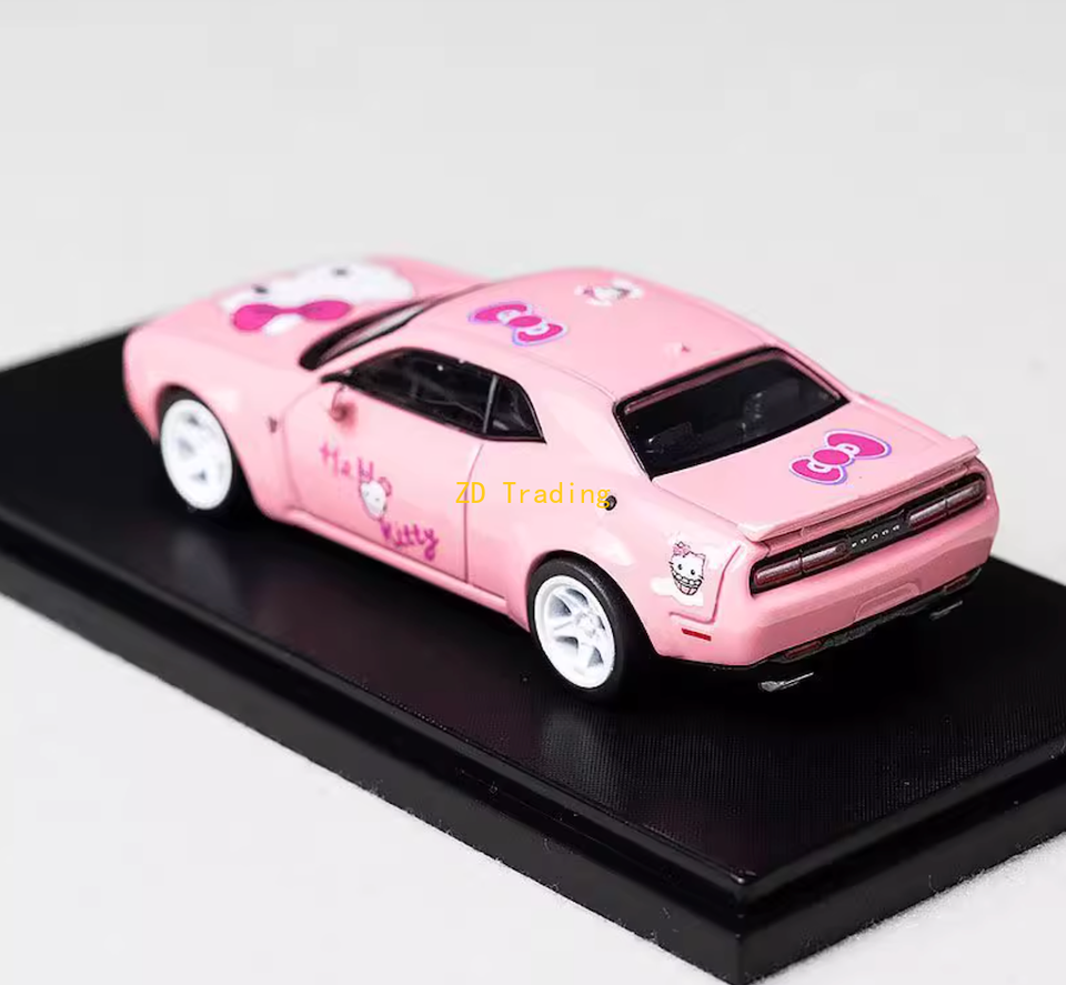 ZD FW 1:64 Pink SRT Hellcat Muscle Sports Model Diecast Metal Car BN | eBay