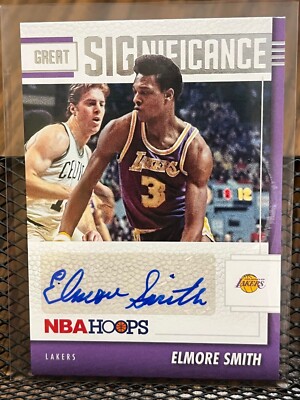ELMORE SMITH 2021-22 NBA HOOPS "GREAT SIGNIFICANCE" LAKERS AUTOGRAPH ...