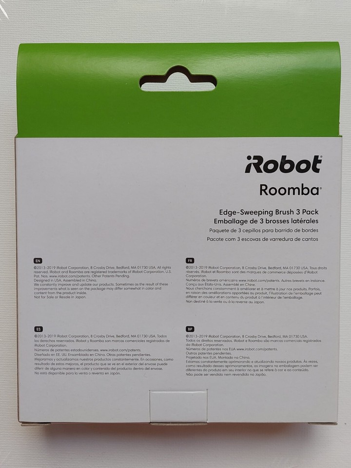 NEW 3 Pack iRobot Roomba Edge-Sweeping Brush 3 Pack- 600, 700, 800, 900 ...