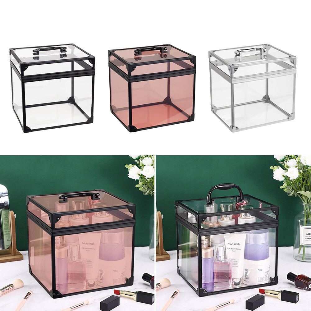 Acrylic Makeup Organizer Cube Acrylic Cosmetics Organiser With