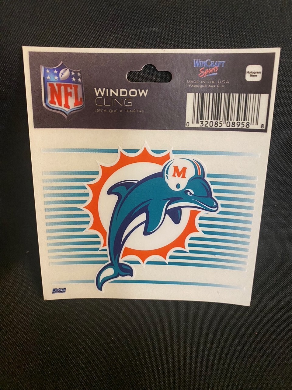 Miami Dolphins Retro WinCraft Logo 3" x 3.75" Color Perfect Cut Decal ...