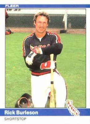 #510 Rick Burleson - California Angels - 1984 Fleer Baseball | eBay