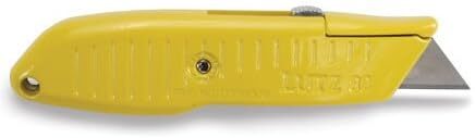 Lutz 30282#82 Safety Nose Retractable Blade Utility Knife - Yellow (82 ...