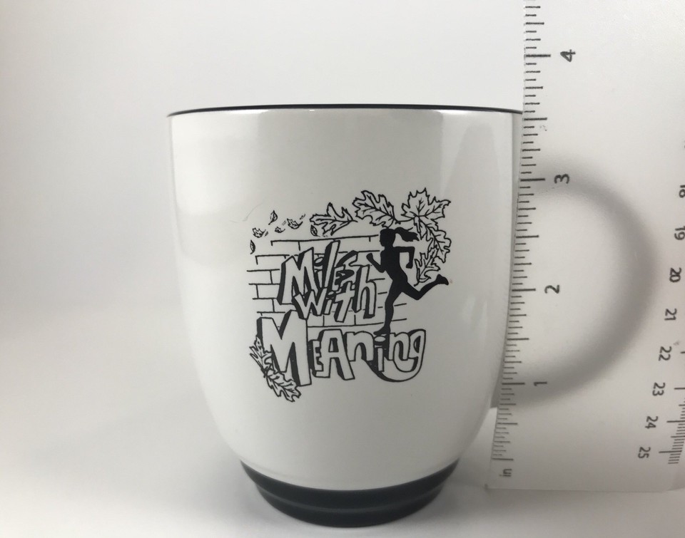 M Ware Sports Coffee Tea Cup Mug With A Runner Running Female Printed ...