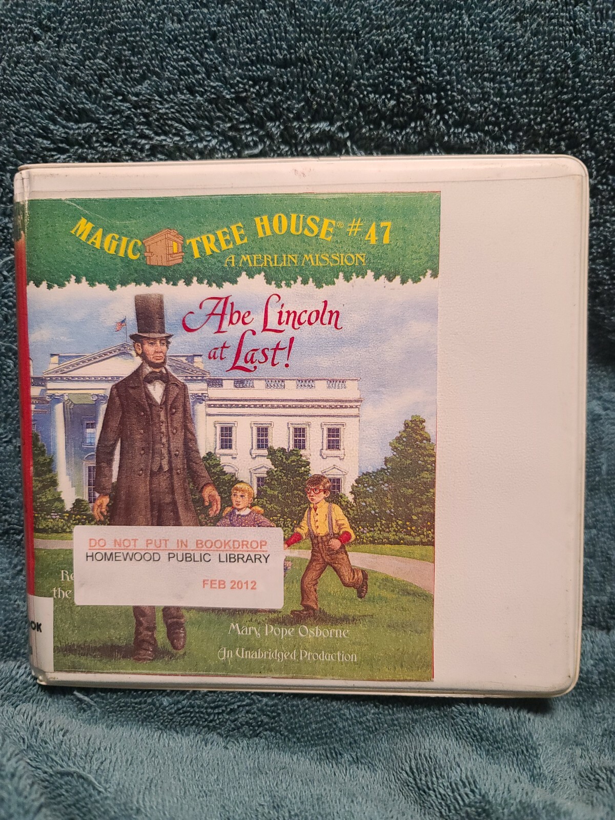 Shelf162H Audiobook~ Abe Lincoln at last - Mary Pope Osborne ...