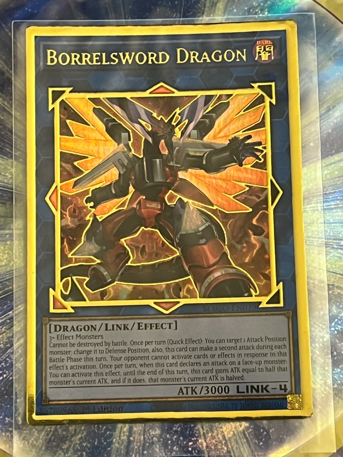 Yu Gi Oh TCG - Borrelsword Dragon - MAGO-EN039 - 1st Edition Ultra Rare | eBay