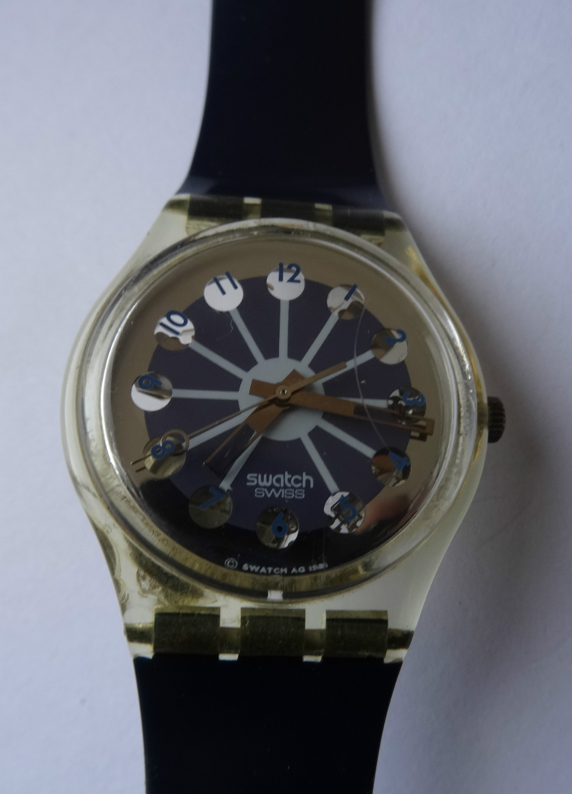 @MONTRE SWATCH AG 1997 FONCTIONNE VINTAGE POUR COLLECTION SQUELETTE SUR ...