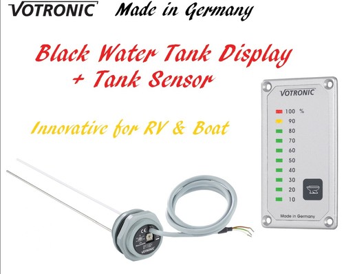 Votronic Black Water Tank Level Gauge Meter Monitor Sensor RV Camper ...