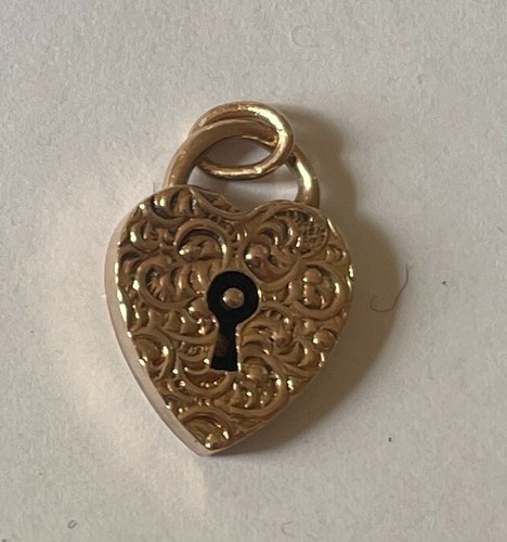 Antique 14K Yellow Gold Victorian HEART Lock | eBay