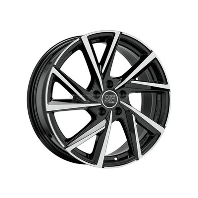 MSW All Season 80-5 Alloy Wheel 17x7 ET46 5x112 Gloss Black Full ...