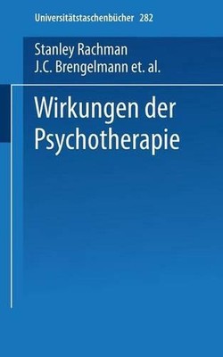 Wirkungen der Psychotherapie by Stanley Rachman (German) Paperback Book ...