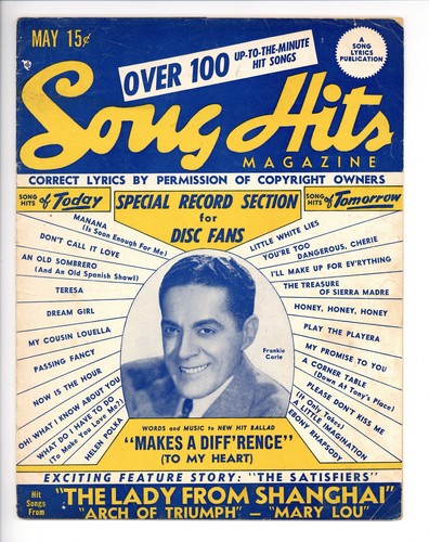 Song Hits Magazine Vol. 11 #12 FR 1948 Low Grade | eBay