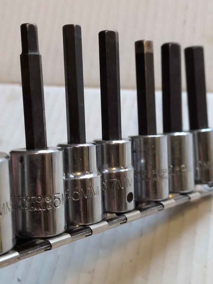 7pc Metric Proto Professional Tools J4900MA Hex Allen Set | eBay