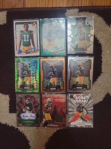 29 card 2023 Jayden Reed Rookie lot w/ Auto Autograph Jersey Packers ...