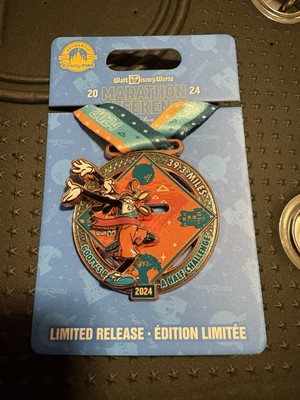 WDW Run Disney 2024 Goofy Challenge Mini Medal Replica. Limited Release ...