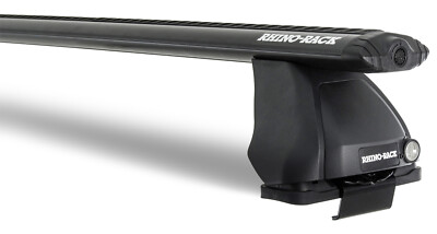 Rhino-Rack Vortex 2500 Black 2 Bar Roof Rack for FORD Ranger PJ/PK Crew ...