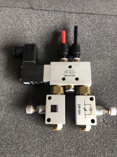 HAFNER MD 510 461 PNEUMATIC VALVE 24VDC / 2 DR 501 | eBay