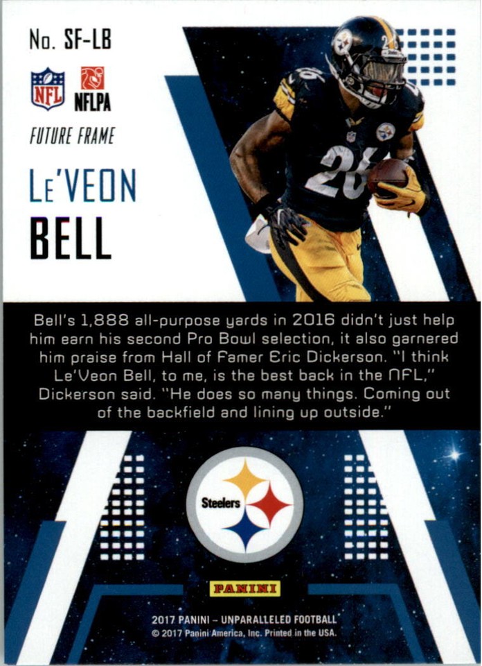 2017 Panini Unparalleled Star Factor #24 Le'Veon Bell - NM-MT | eBay
