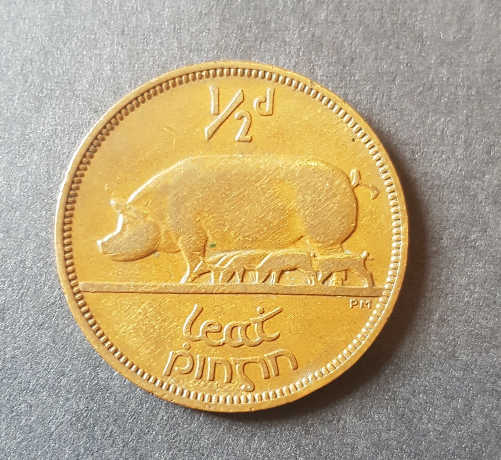 Old Irish Half Penny 1/2d Coin 1946 | eBay